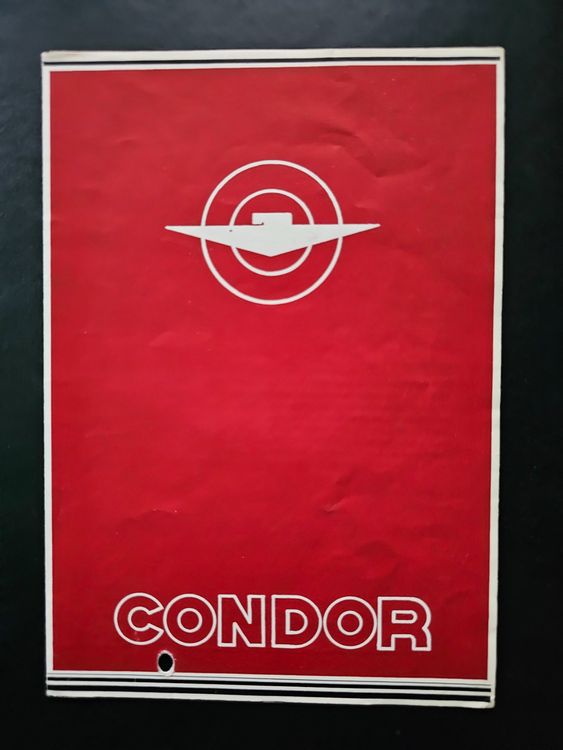 Condor C580/513S-512-312/680 Armee Prospekt (Gebraucht) in Stein AG für ...