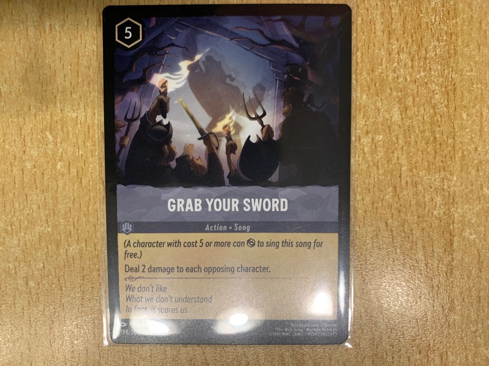 Lorcana Kapitel 1 198/204 Englisch Grab your Sword | Kaufen auf Ricardo