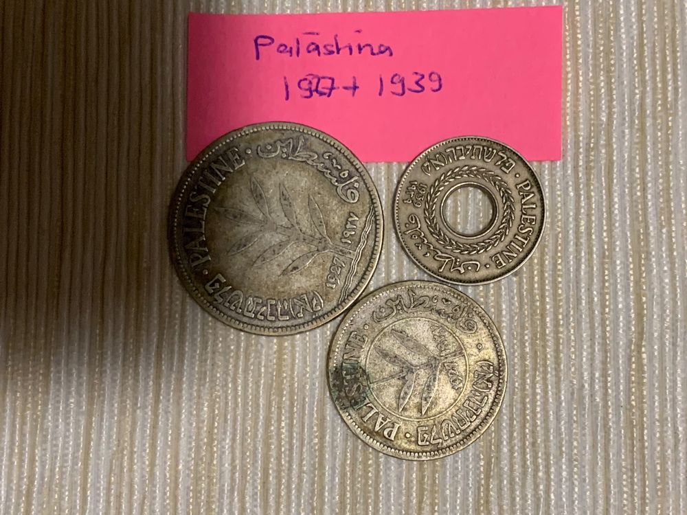 Münzen Palästina 1927 + 1939 (Gebraucht) in Basel für CHF 45.5 – mit Lieferung auf Ricardo kaufen