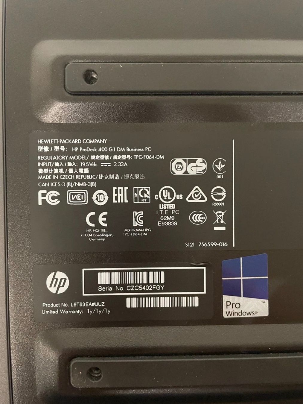 ** HP ProDesk 400 G1 | 12GB RAM | 256GB SSD | Ab 1.- ** (Gebraucht) in ...