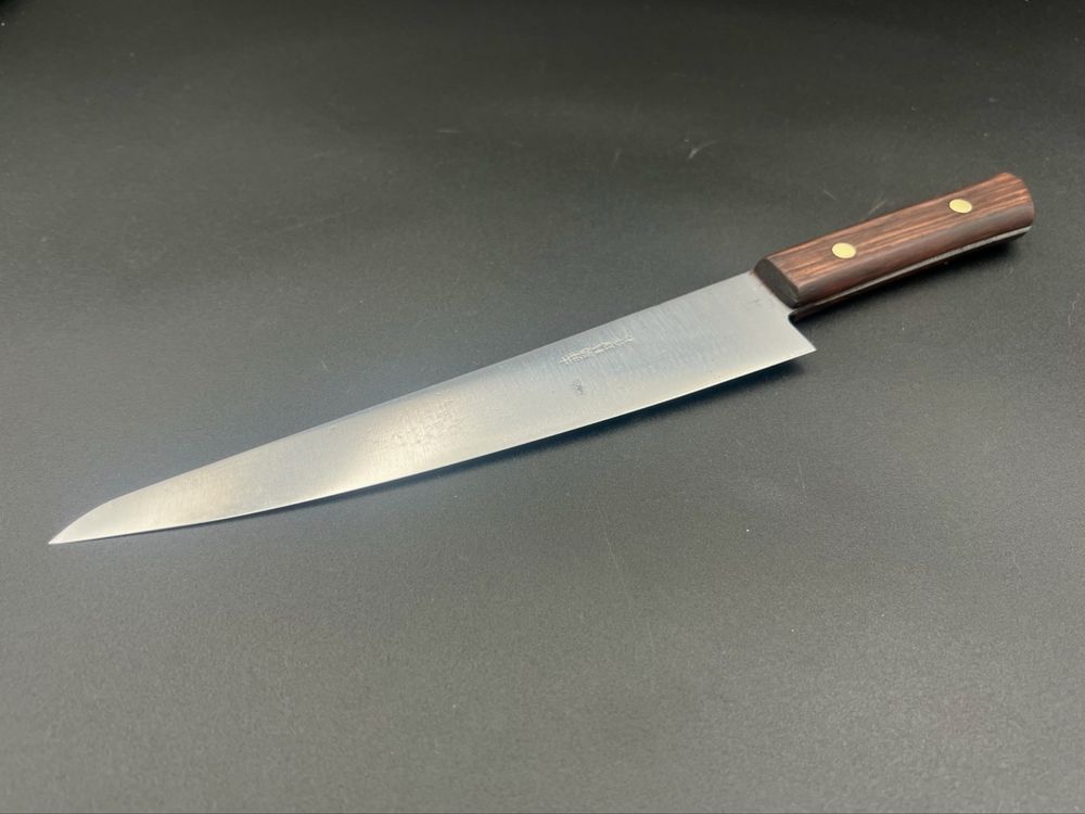 restauriertes japanisches Vintage Gyuto 230mm mit Massstab (Gebraucht ...
