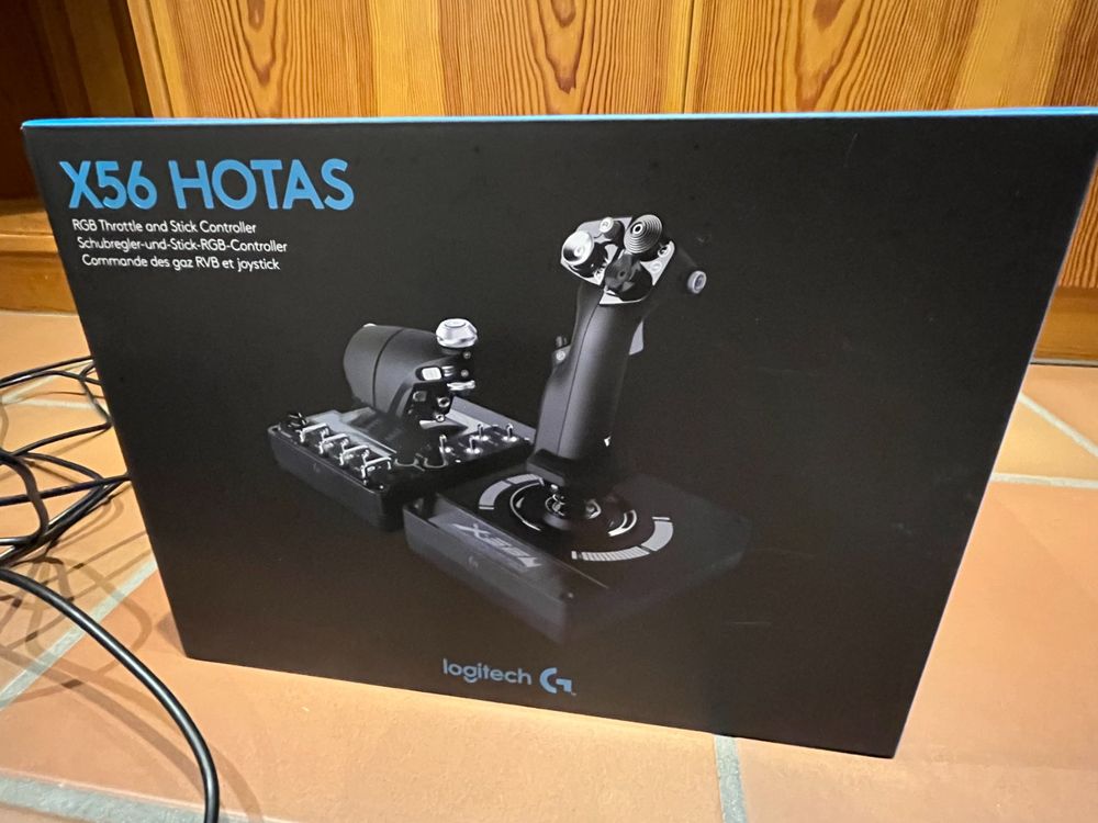 Logitech X56 H.O.T.A.S. (Hotas/Joystick/Throttle) (Neu (gemäss ...