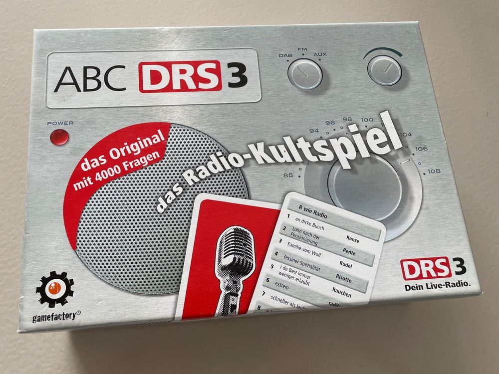 Spiel ABC DRS 3 3 das Radio Kultspiel (Gebraucht) in Bülach für CHF 6 ...