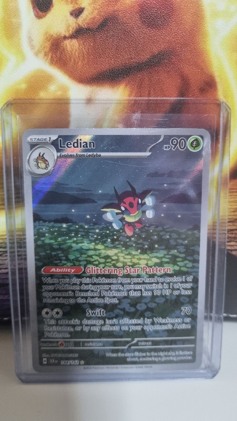 Ledian SCR 144/142 Pokemon Card - stellar crown (Neu und ...