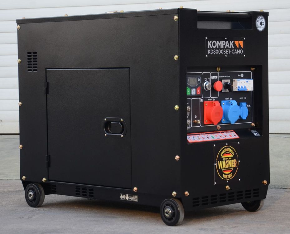 Stromaggregat Stromgenerator 8kVA Diesel 230/400V 25 L Tank | Acheter ...