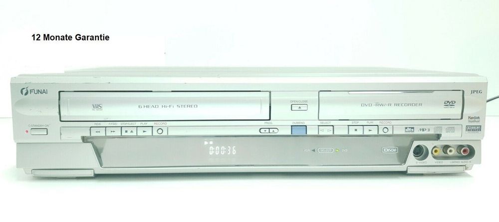 FUNAI DVD / VHS REKORDER MIT GARANTIE | Kaufen auf Ricardo