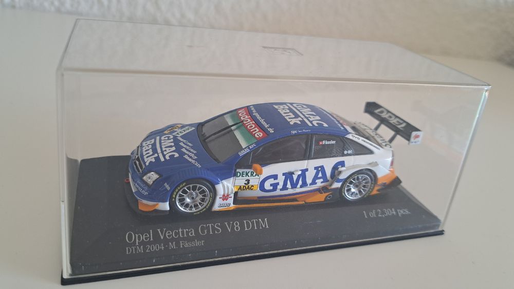 Opel Vectra GTS V8 DTM 2004 M.Fässler Schweizer Fahrer 1:43 (Gebraucht ...
