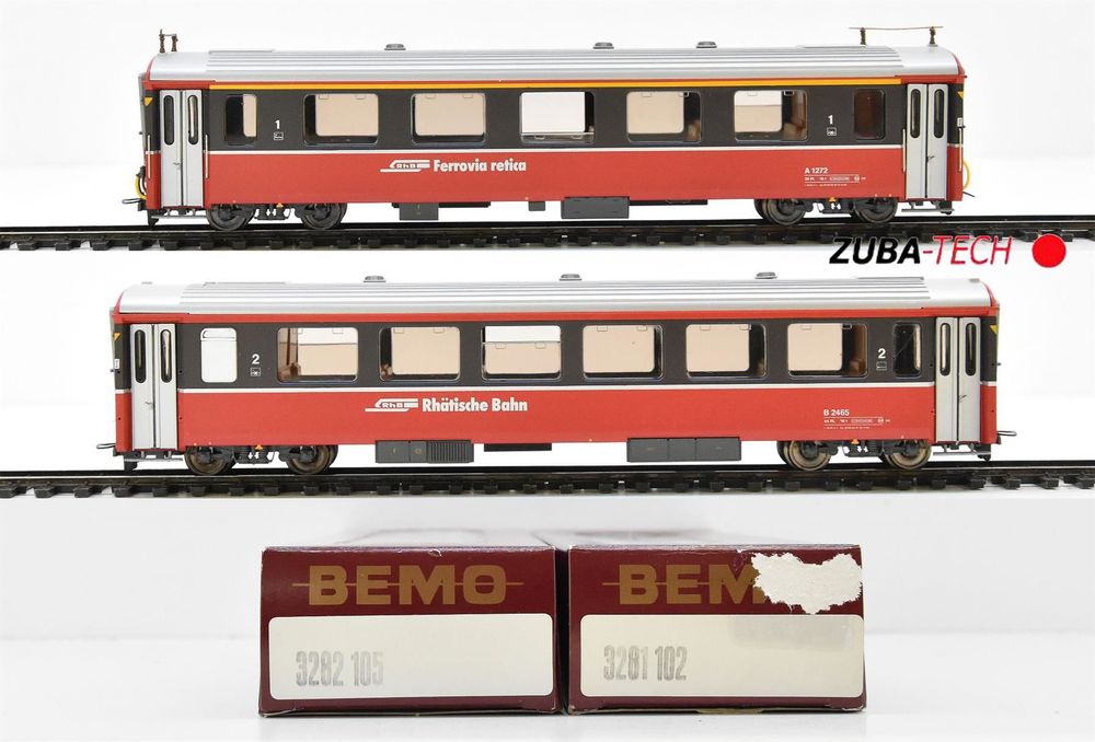 Bemo 2x Personenwagen EWIII RhB H0m GS (Gebraucht) in St. Gallen für CHF 92.5 – mit Lieferung ...