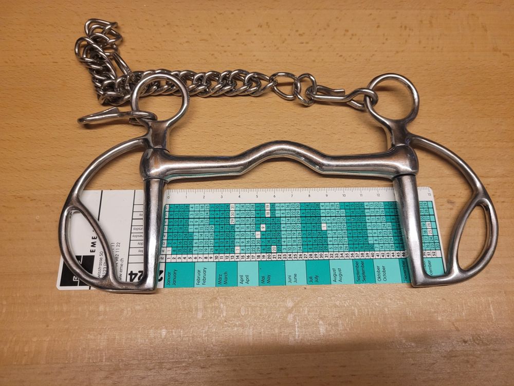 Springkandare Kimblewick Stange, Edelstahl, dünn, 13 cm (Gebraucht) in ...