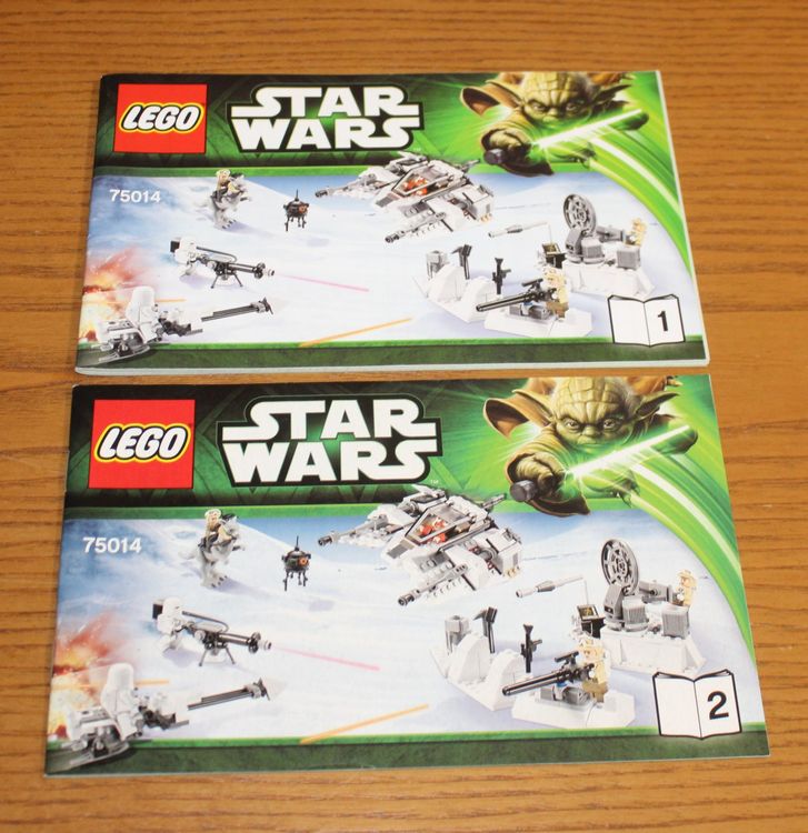 Lego Anleitung Star Wars 75014 / KEINE Steine KEINE Figuren (Gebraucht ...