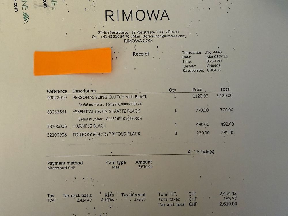 Rimowa ESSENTIAL Cabin S, Gekauft 2025, lebenslange Garantie (Gebraucht ...