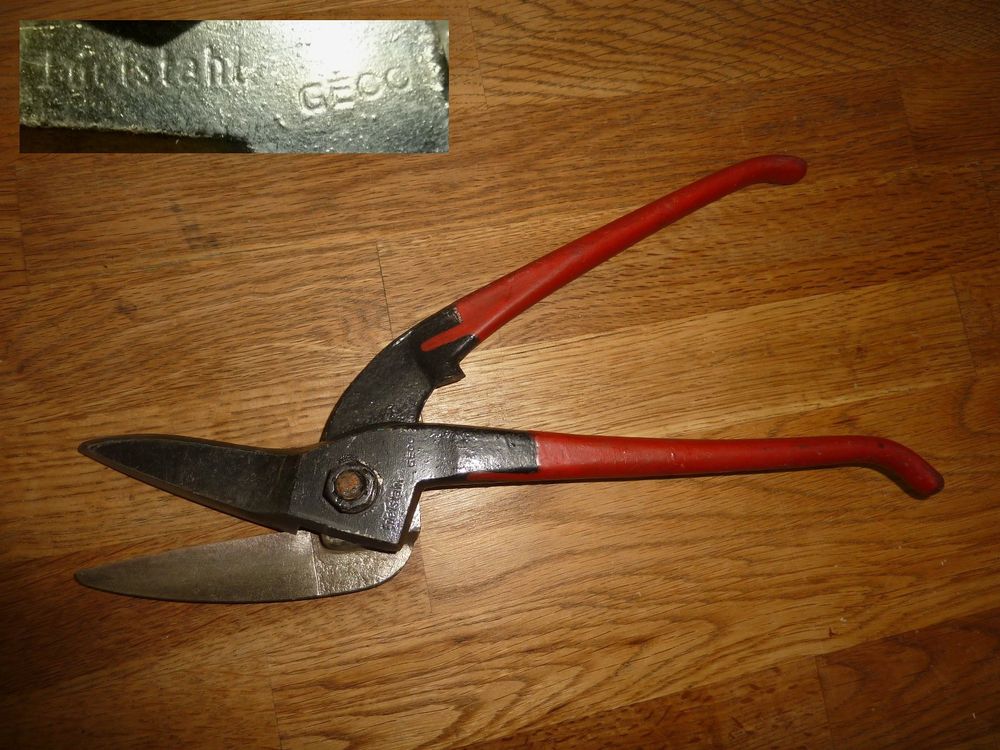 Stahlband Schere Edelstahl GECO Schnittlänge 7 cm (Gebraucht) in ...