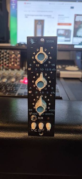 Nr.2 - API 550A Vintage Equalizer Modul (Sammlerstück) (Gebraucht) in ...