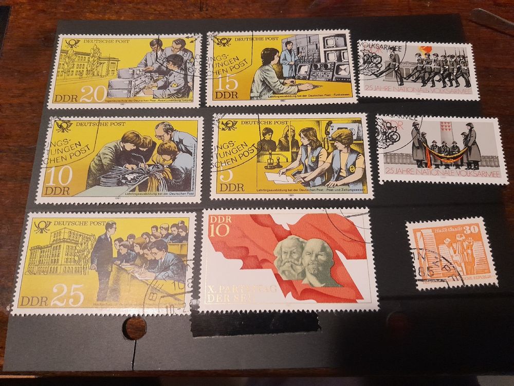 Rare collection de timbres RDA, Deutsche Post, vintage! (D'occasion) à ...