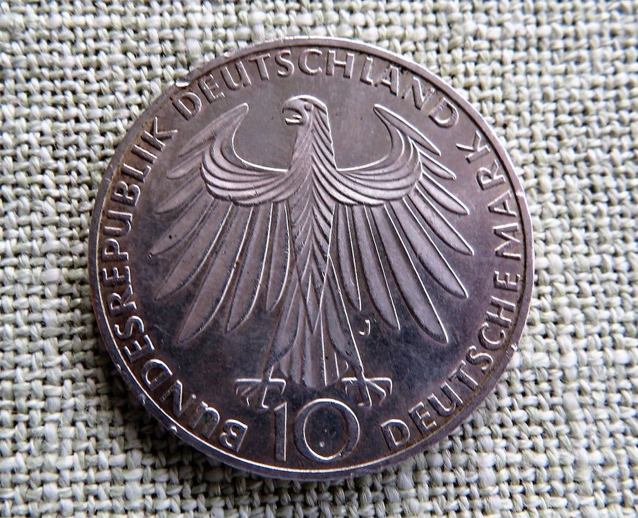 10 Deutsche Mark Silber Olympiade München 1972 J (Gebraucht) in Pfungen ...