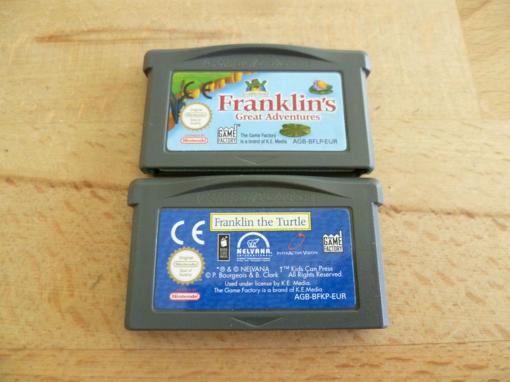 Franklin the Turtle + Franklin's Great Adventures GBA (Gebraucht) in ...