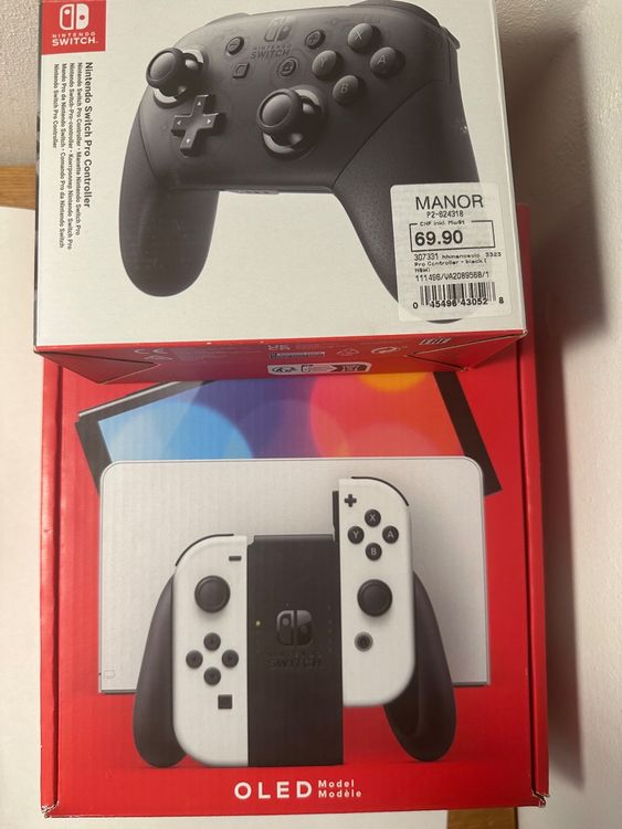 Nintendo Switch OLED + Pro Controller | Kaufen auf Ricardo