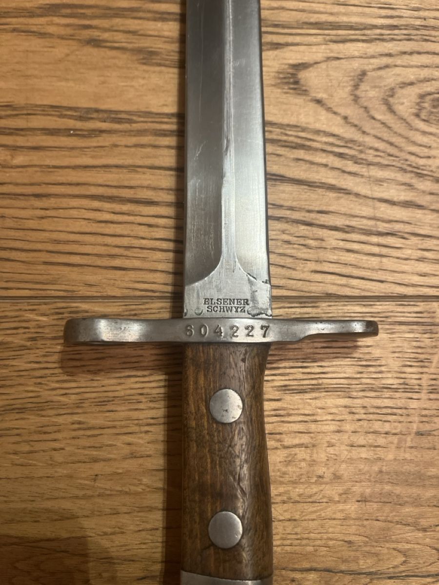 Swiss Army Bayonet Model 1918 - Collector's Item, Rare (Gebraucht) in ...