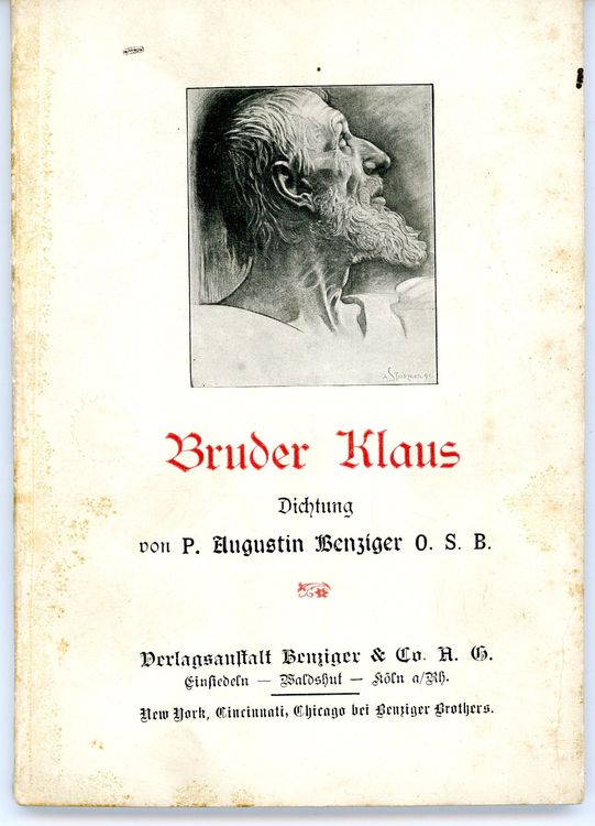 Bruder Klaus von Augustin Benziger (Gebraucht) in für CHF 8 – mit ...