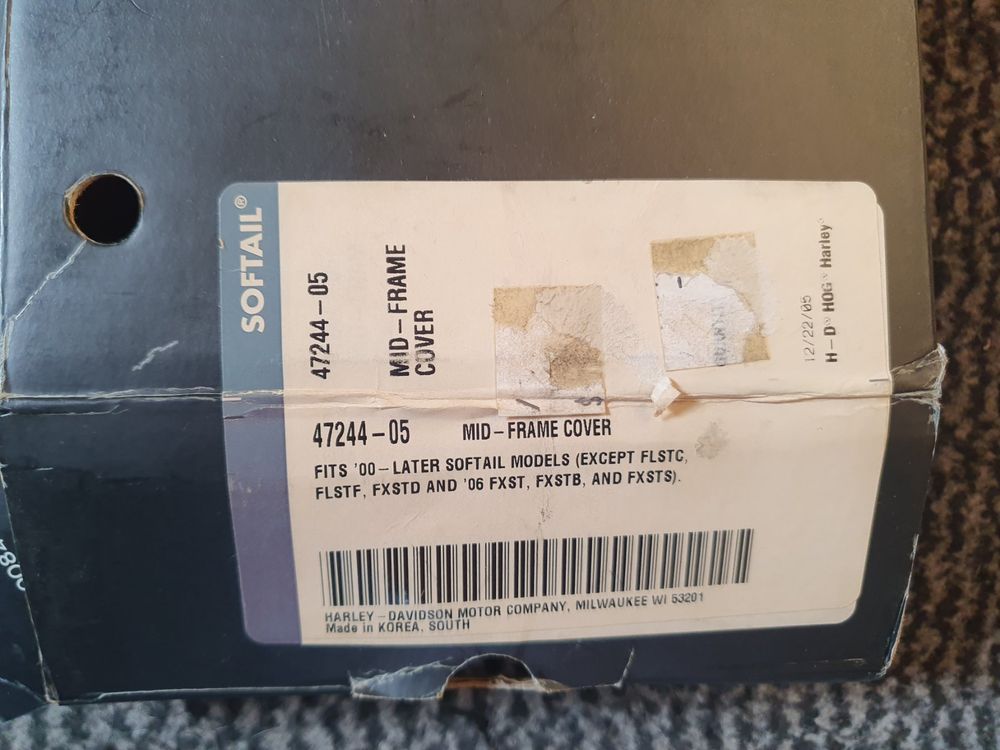 Harley Davidson Mid-Frame Cover (Neu und originalverpackt) in ...