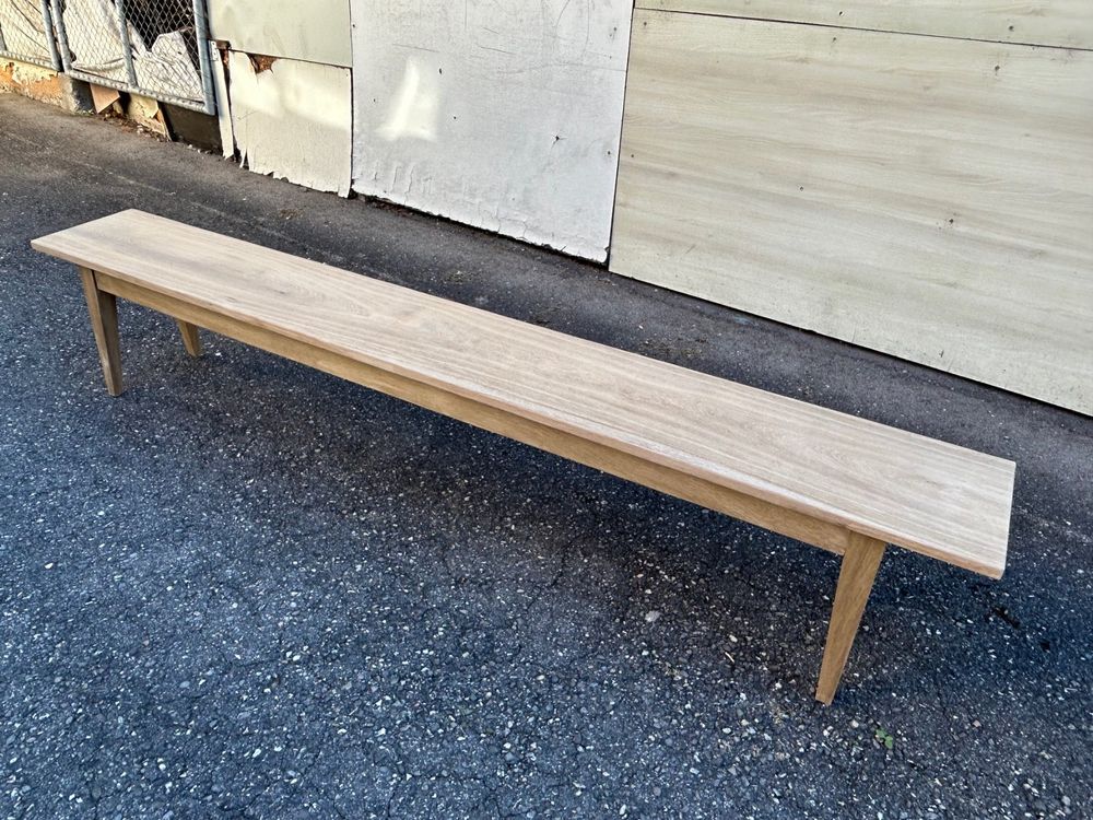 Biedermeier Bank Eiche massiv, , «geräuchert», 260 cm (Gebraucht) in ...