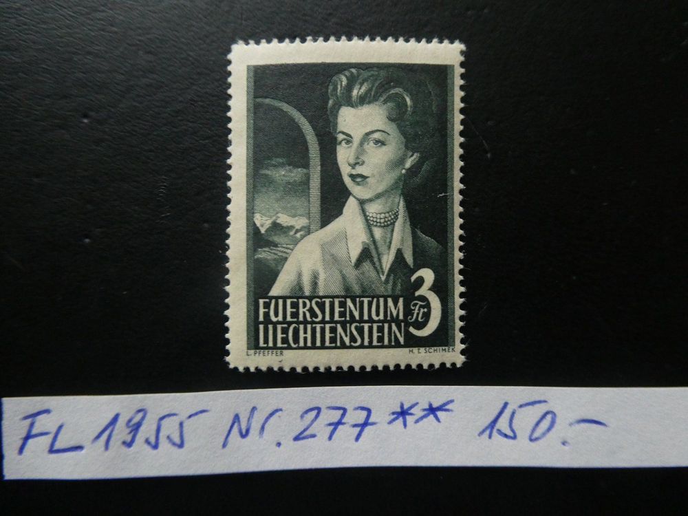 FL 1955 Nr. 277 postfrisch ** (Gebraucht) in Lausen für CHF 20 – mit Lieferung auf Ricardo kaufen