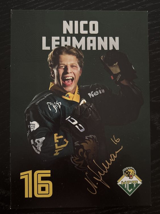 Nico Lehmann HCT Spielerkarte Autogramm 2021/22 | Kaufen auf Ricardo