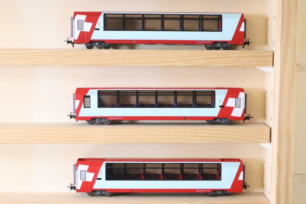 BEMO 4 x RhB Panoramawagen Glacier Express - H0 Märklin (Gebraucht) in Winterthur für CHF 190 ...