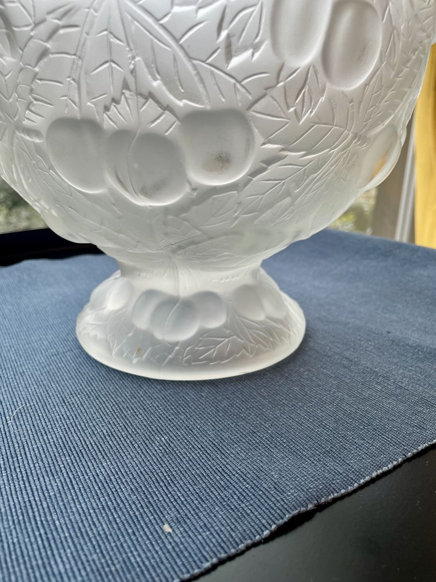 Coupe en verre pressé Art Déco par Josef Inwald pour Barolac (Gebraucht ...