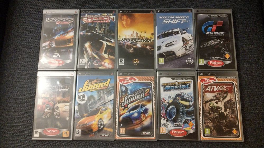 Top 10 PSP racing games in OVP (Gebraucht) in Brügg BE für CHF 42 – mit ...