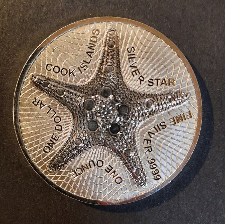 Elizabeth II Silver Star - One Ounce Fine Silver .9999 (Neu (gemäss ...
