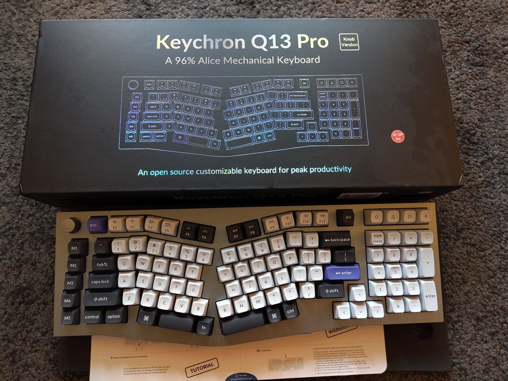 Keychron Q13 Pro: Mechanische Tastatur im Alice Layout (US) | Kaufen auf Ricardo