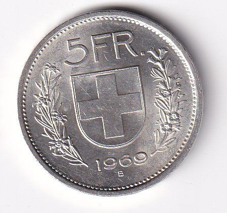 Schweiz 5 Fr. 1969vorz-unz | Kaufen auf Ricardo