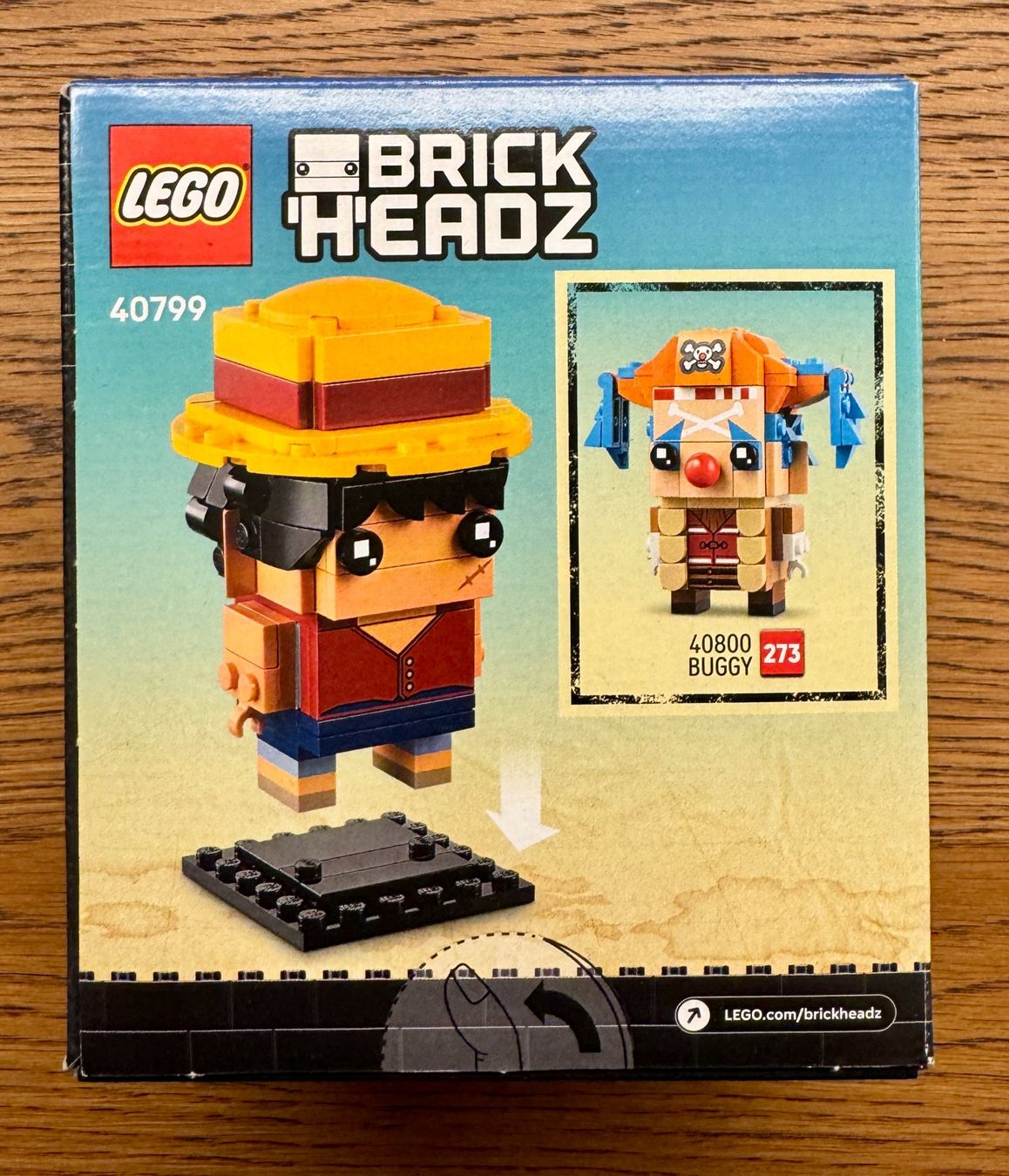 Lego Brick Headz 40799 Monkey D. Luffy Netflix One Piece (Neu und ...