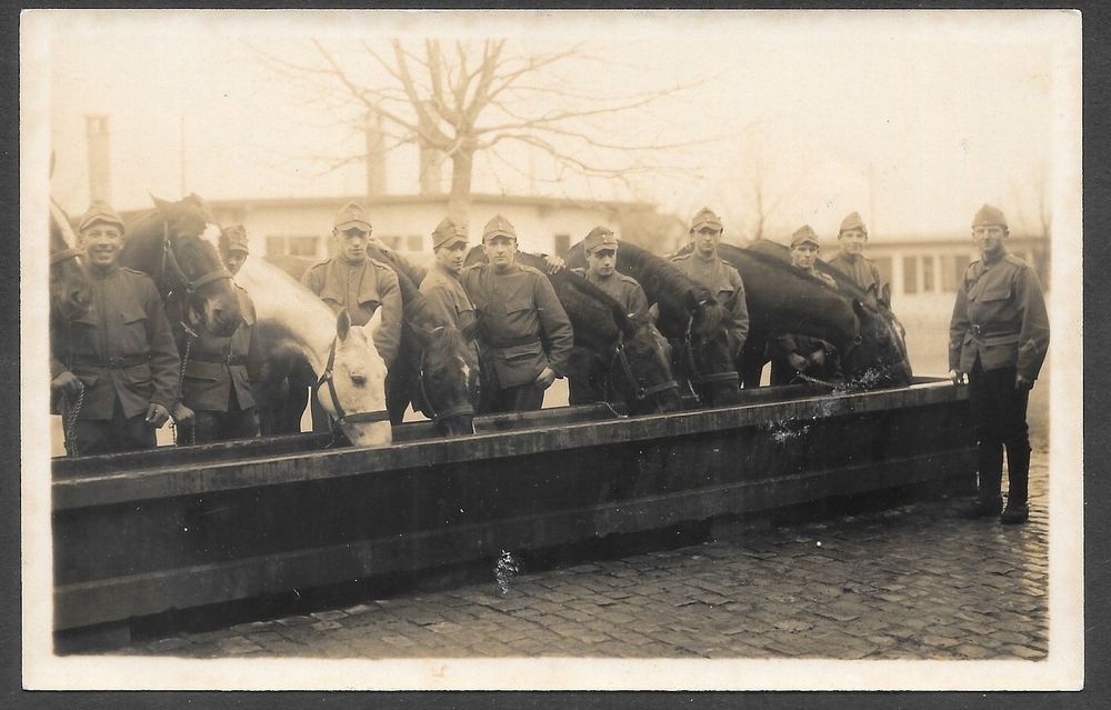 Bülach Kaserne mit Rekruten Train R. S. 4 1. Zug 1. Komp. (Gebraucht ...