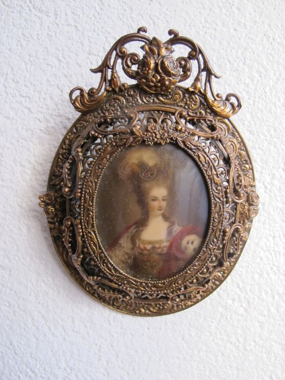 miniatur Damenportrait um 1900 | Kaufen auf Ricardo