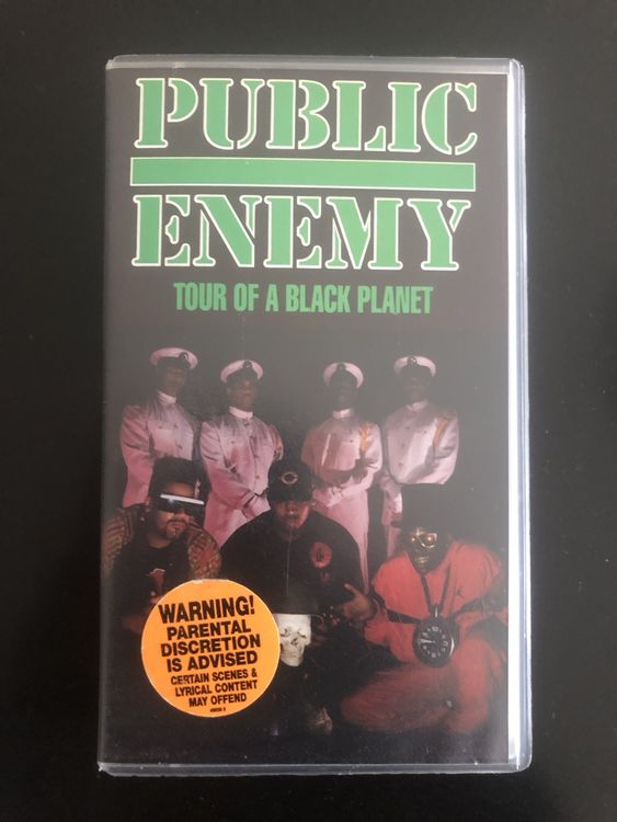 Public Enemy Tour of a Black Planet Rap Hip Hop VHS Kassette (Gebraucht ...