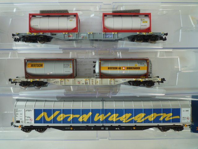 NEU - Roco Set 3 Güterwagen SJ-SBB-AAE - AC Wechselstrom | Kaufen auf ...