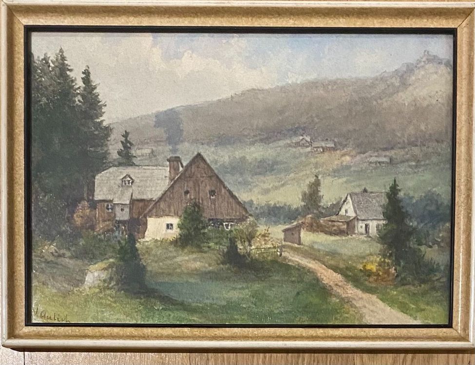 Landschafts Gemälde unleserlich Sign (Gebraucht) in Root für CHF 20 – mit Lieferung auf Ricardo ...