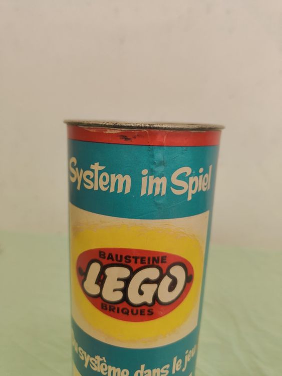 ORIGINAL RUNDER LEGO SCHACHTEL FRANZ KARL WEBER MIT INHALT | Kaufen auf ...