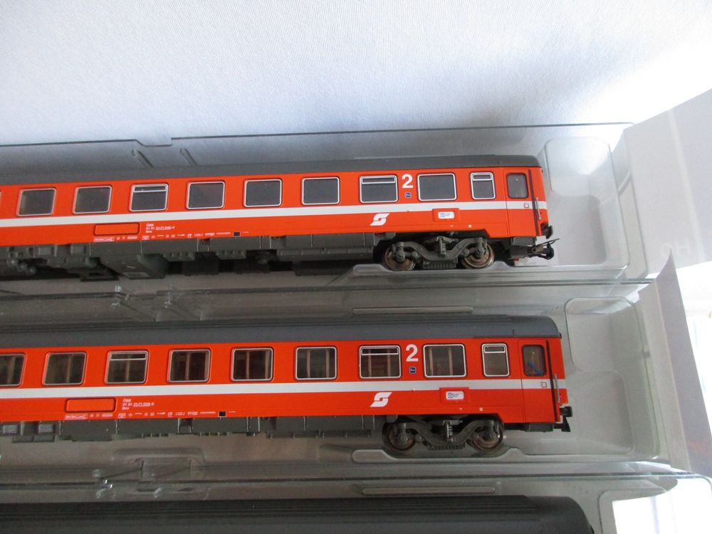 Roco HO/GS 3 Stk. ÖBB Personenzugwagen orange in OVP (76) (Gebraucht ...