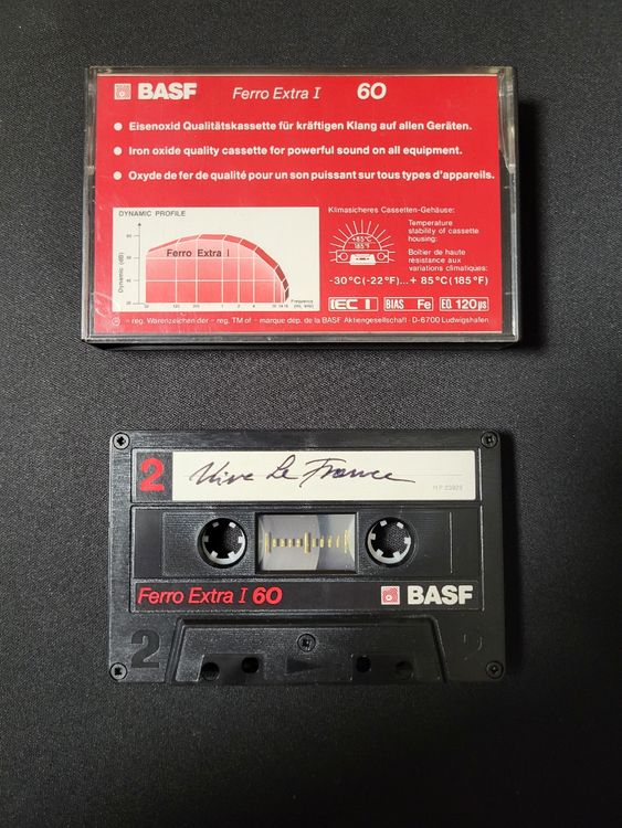 BASF Ferro Extra I 60 Kassette - Nostalgie pur! Neuwertig (Gebraucht ...
