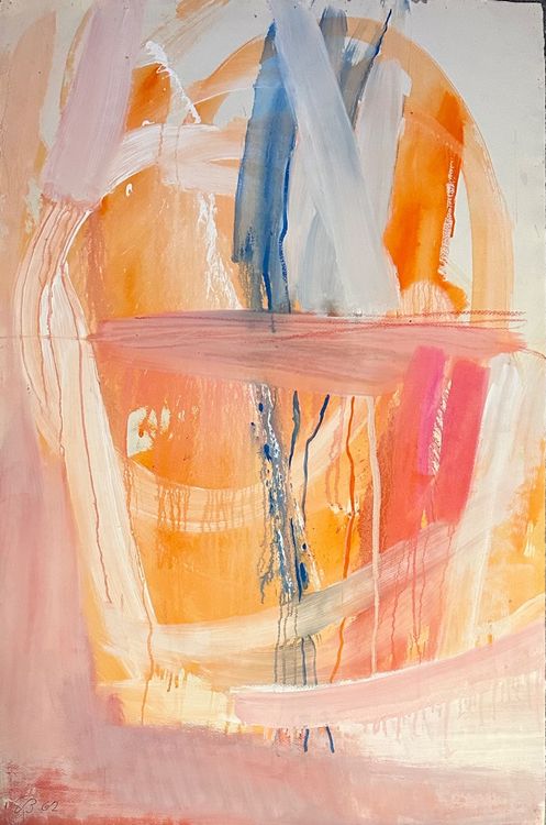 Esther Brunner Grosse Abstrakte Mischtechnik | Kaufen auf Ricardo