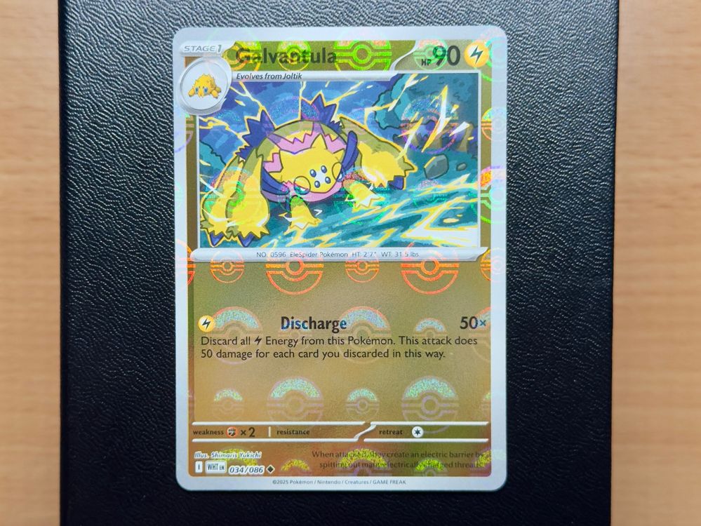 Galvantula POKEBALL (034/086) - WHT EN - White Flare -SV10.5 (D ...