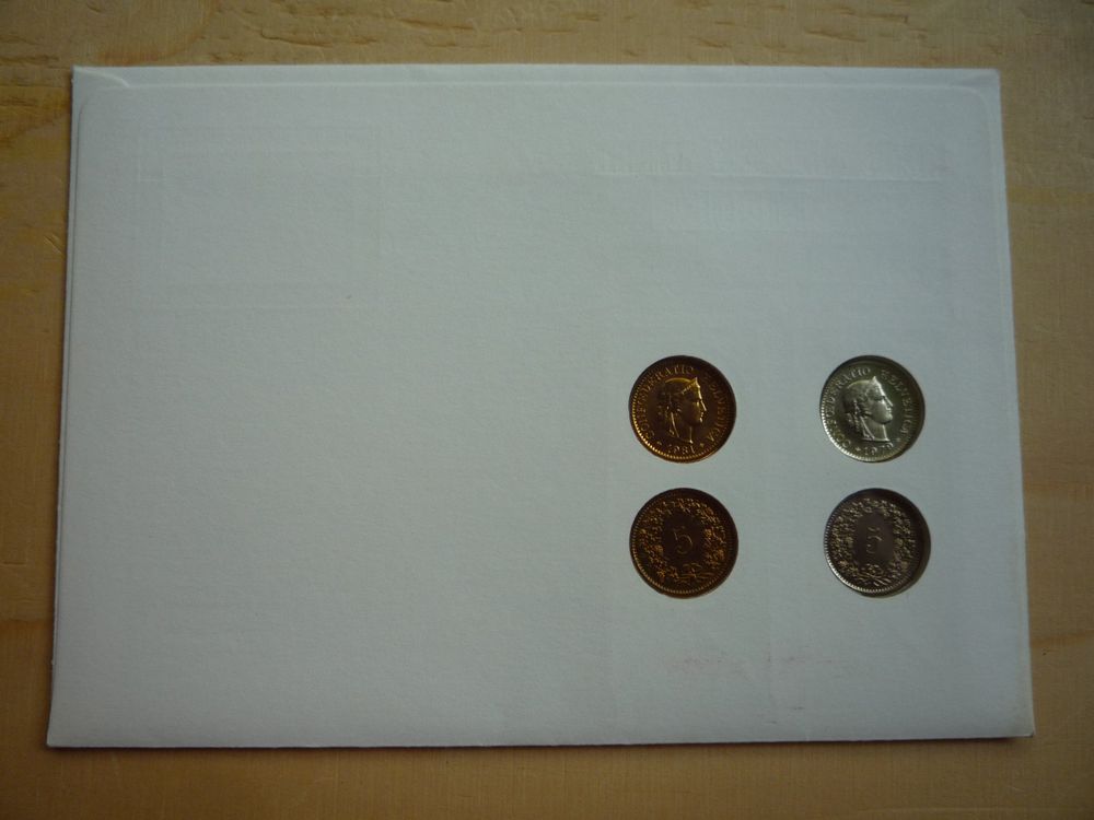 Münzbrief die alten und die neuen Fünfräppler, 1.6.81 (Gebraucht) in ...