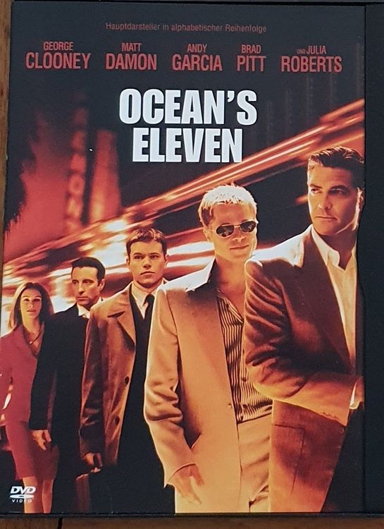 Ocean's Eleven - DVD - 2001 - Brad Pitt George Clooney (Gebraucht) in ...