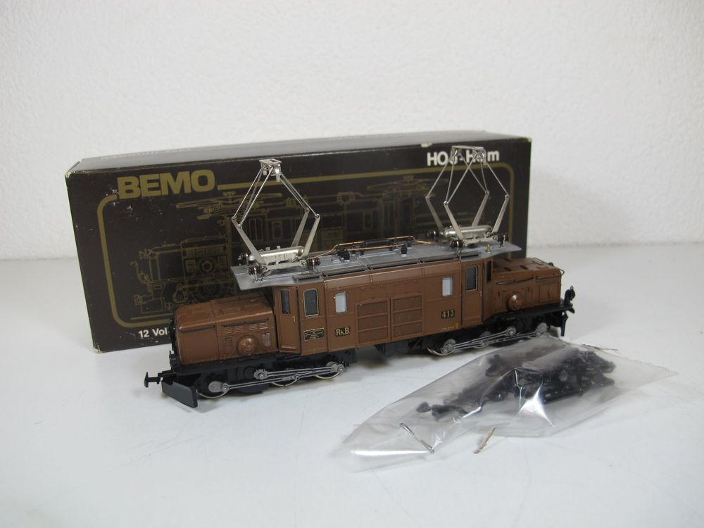 BEMO H0m: 1255 Lokomotive Ge 6/6 Rhätische Bahn (Neu (gemäss ...