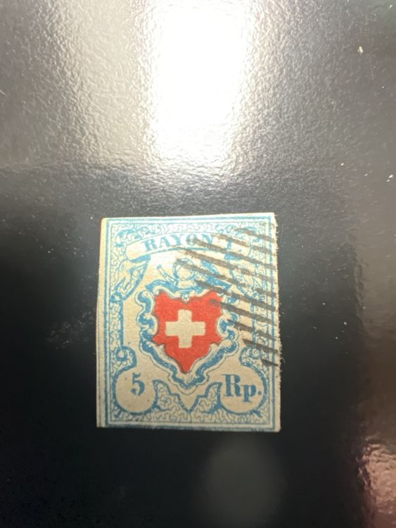 1 timbre oblitéré Rayon I selon photos (Gebraucht) in Charmey (Gruyère ...