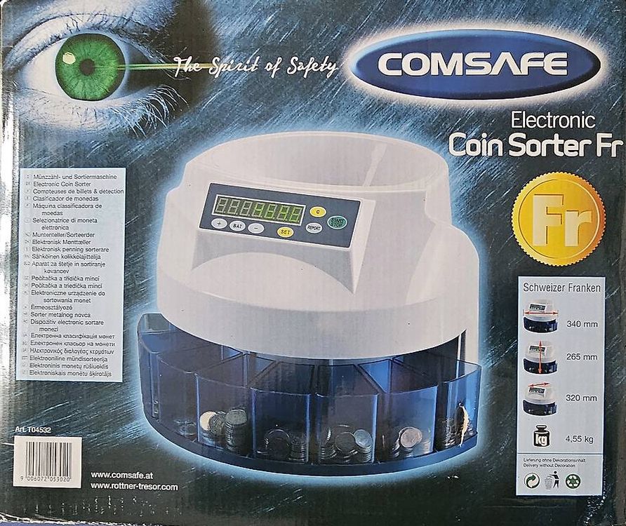 Münzzähler für die Schweiz - Coin Sorter CHF (Neu und originalverpackt) in St. Gallen für CHF ...