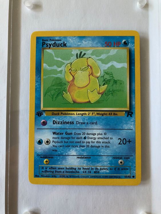Psyduck 1st Team Rocket MINT ab 1.- | Kaufen auf Ricardo